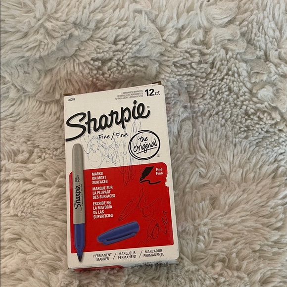 Sharpie | Office | Sharpie Permanent Markers 2ct Blue | Poshmark